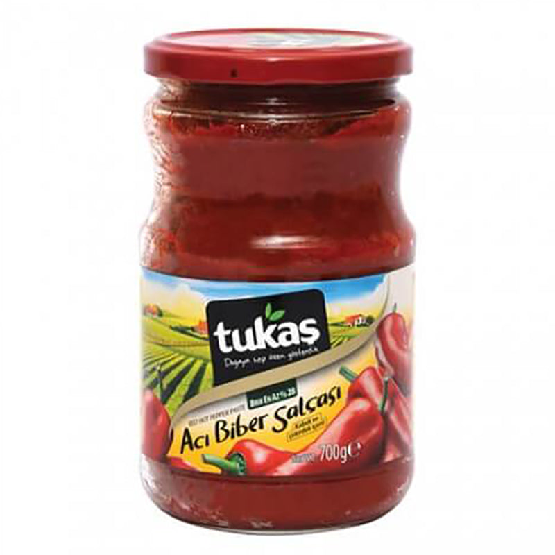 Tukas Hot Pepper Paste 720cc — marcheanatolia